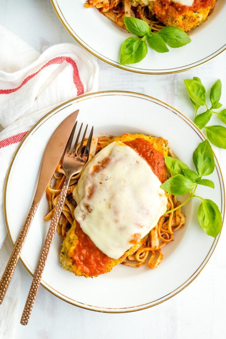 Keto Chicken Parmesan With Almond Flour - The Delicious Spoon