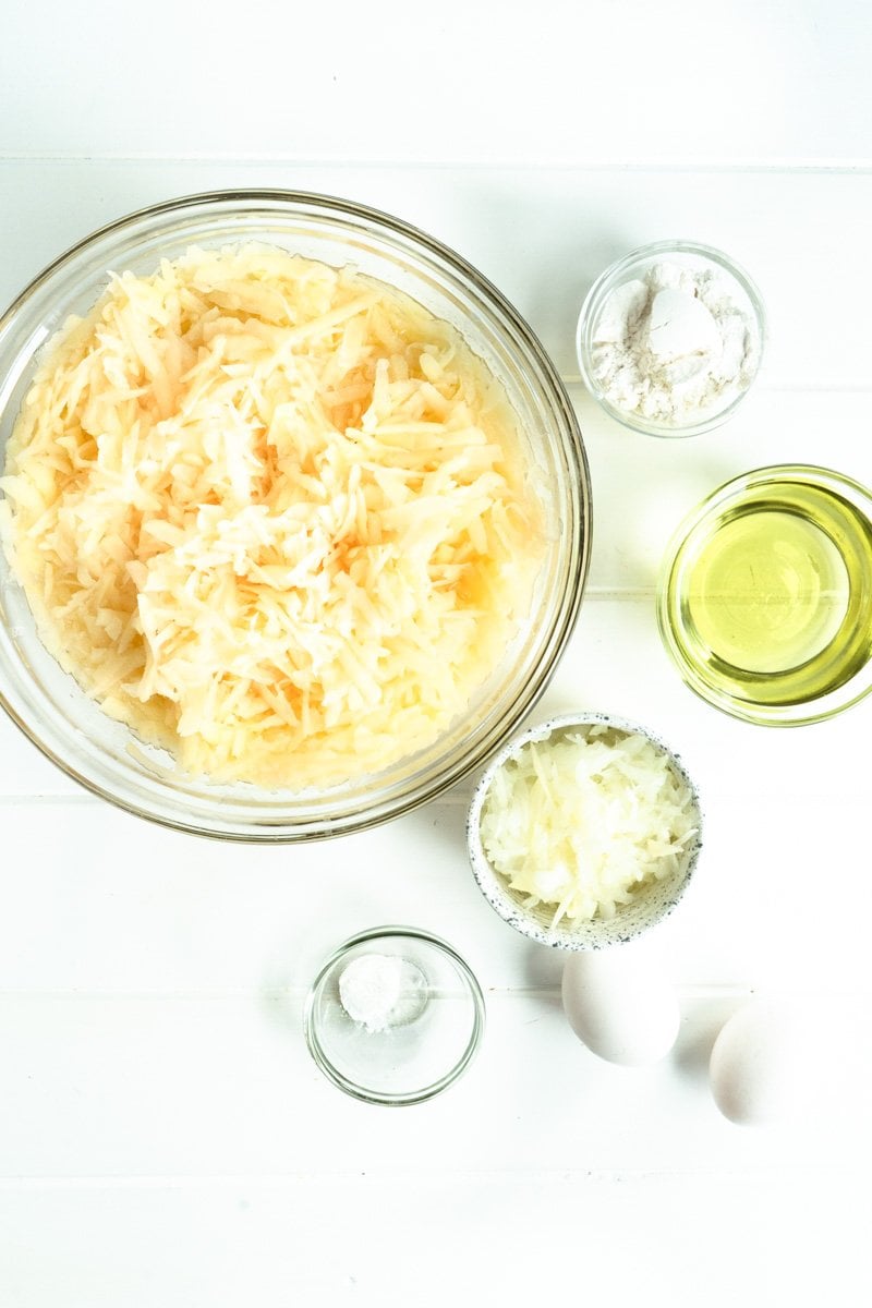 Placki ziemnaiaczane - otherwise known as fried potato pancakes