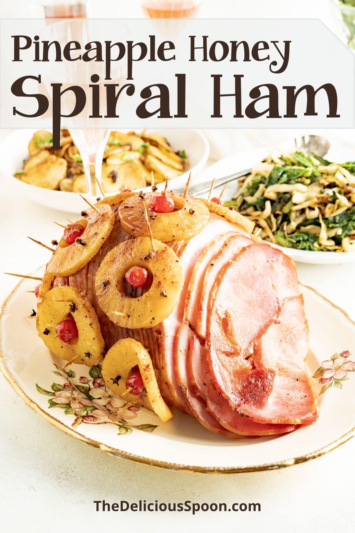 Simple Honey Glazed Spiral Ham - Feeds A Whole Family! - The Delicious ...