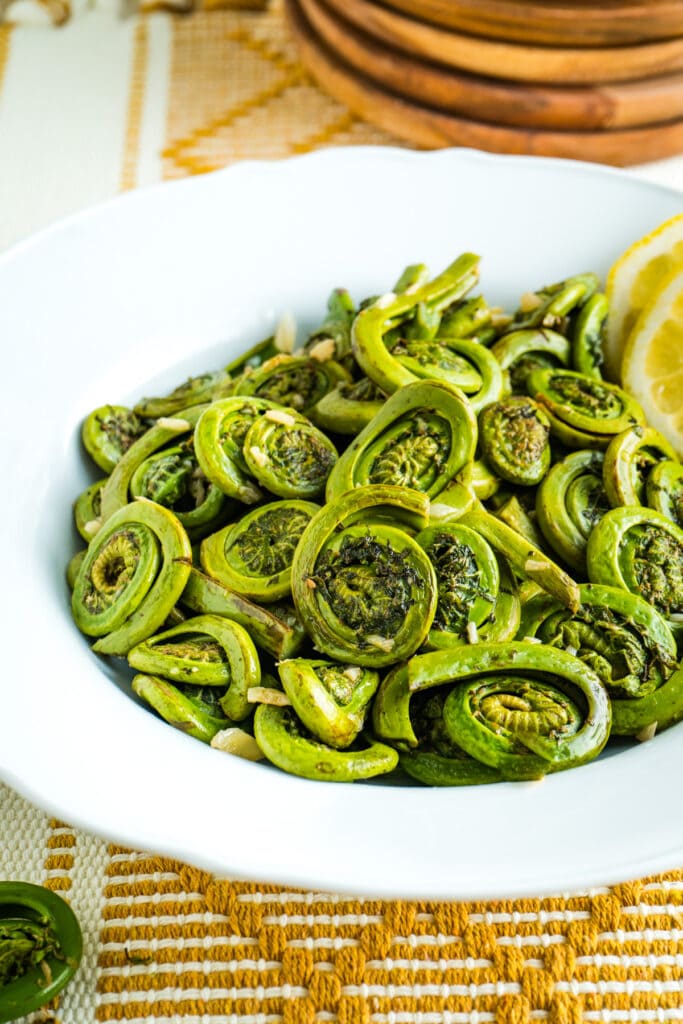 Simple Sautéed Fiddleheads Recipe - The Delicious Spoon