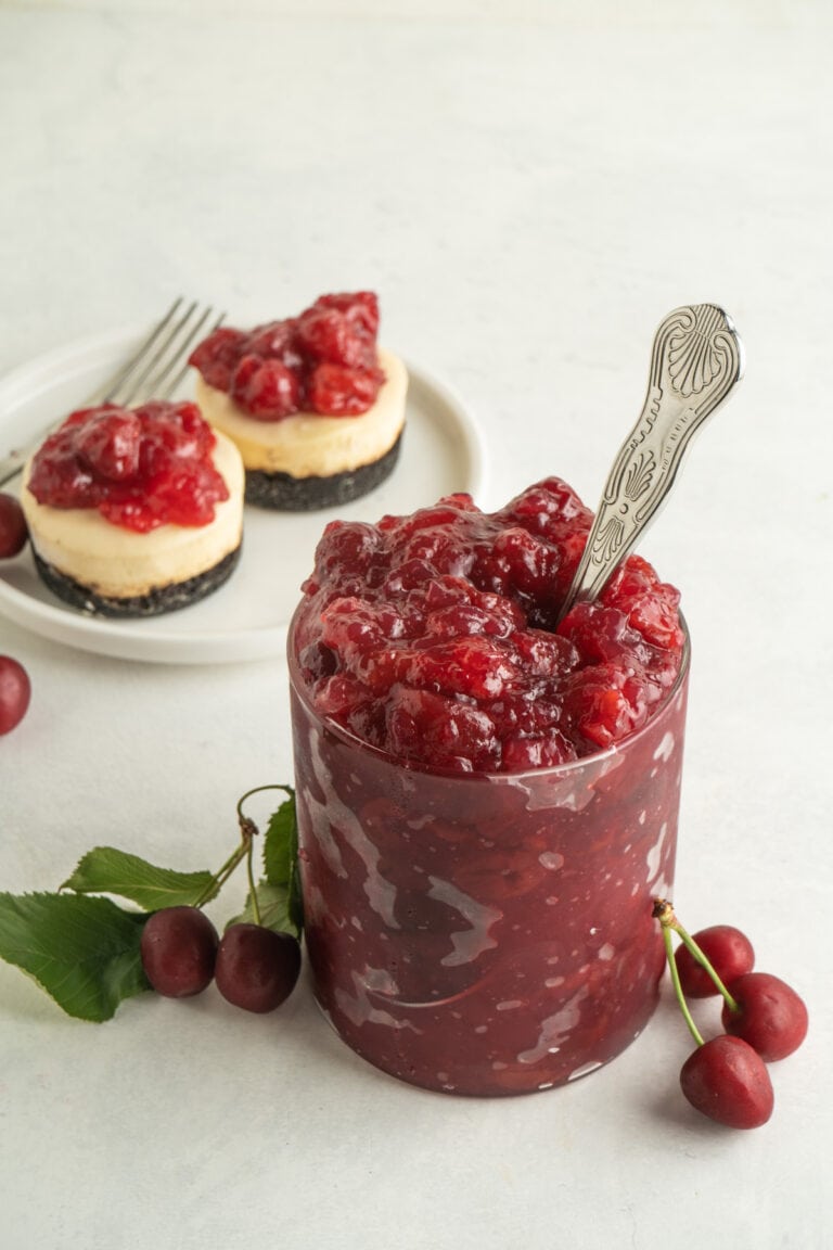 Homemade Cherry Pie Filling Recipe (Just 4 Ingredients!)