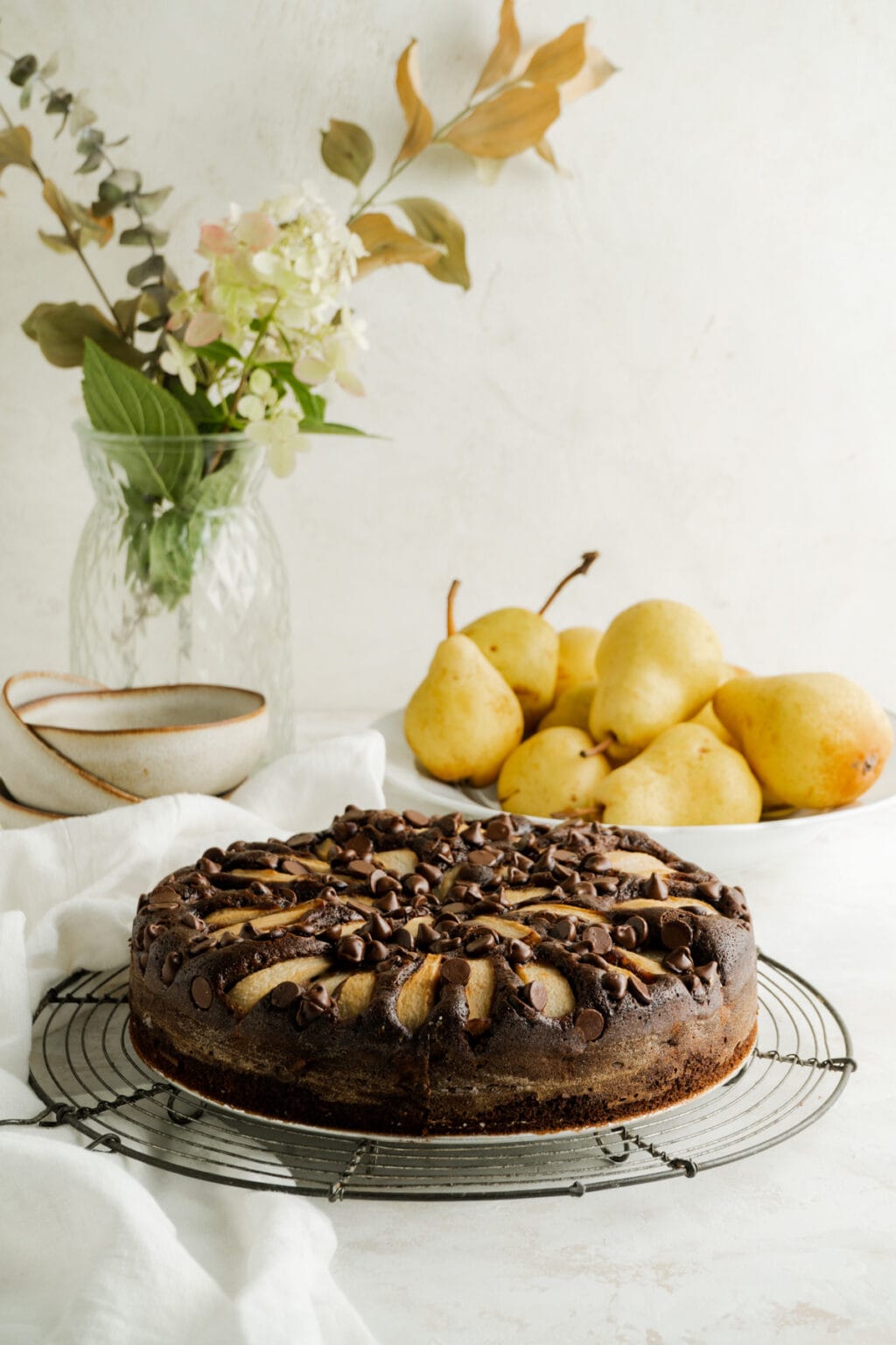 Italian Chocolate Pear Cake Recipe