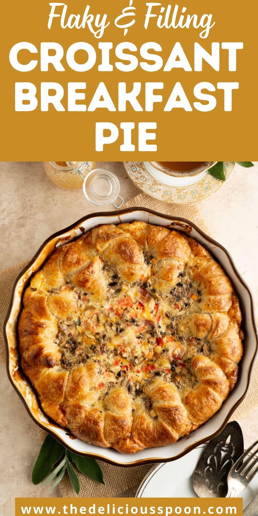 Pie For Breakfast! - Flaky croissants cradling a fluffy omelette ...